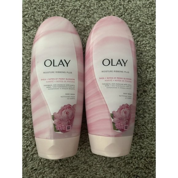 OLAY | Bath & Body | Lot Of 2 Olay Moisture Ribbons Plus Shea Butter ...